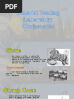 Civil Engineering Laboratory Equipment List | PDF | Concrete | Cement