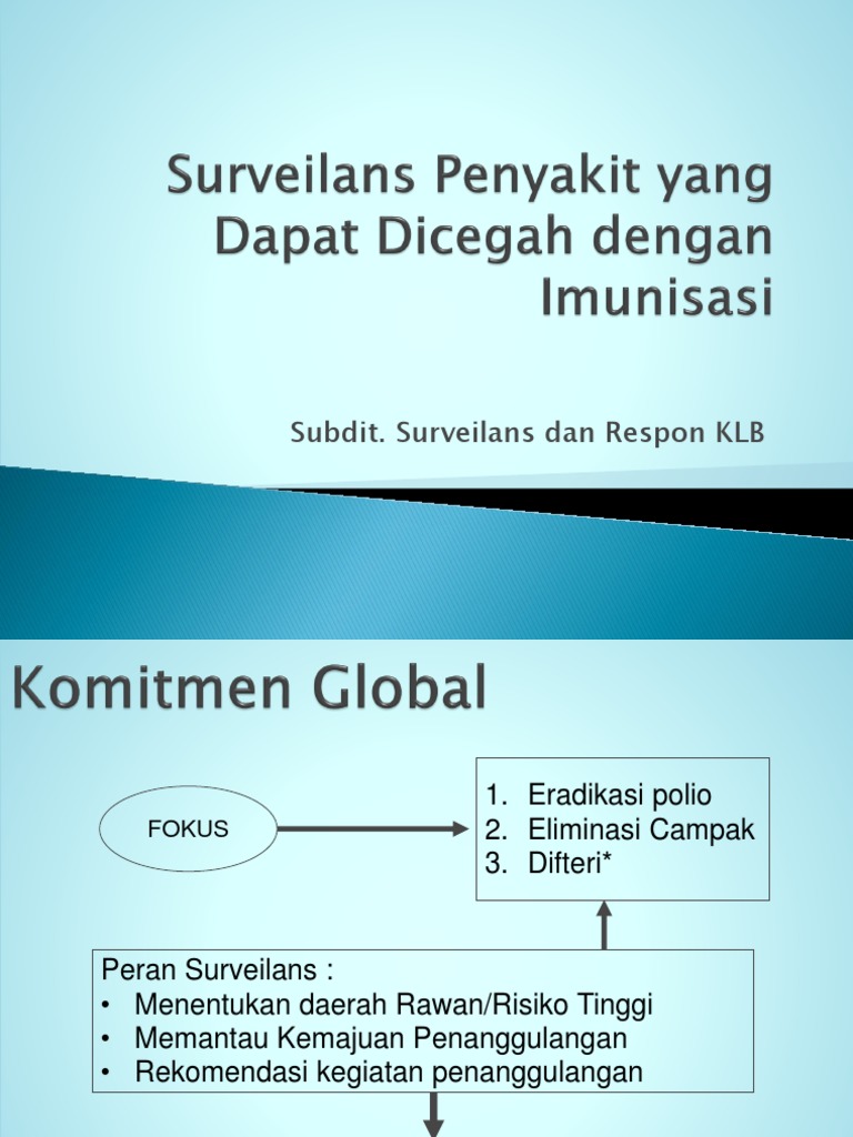 Surveilan PD3I | PDF