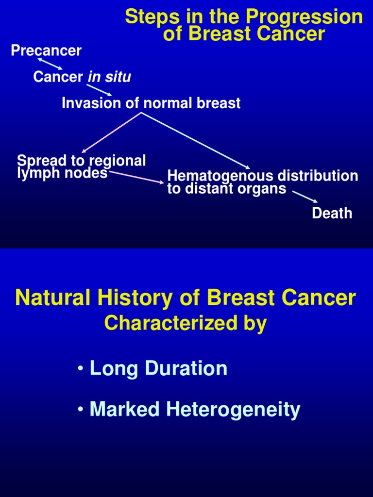 Steps in The Progression of Breast Cancer | PDF | Metastasis | Breast ...