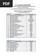 Pricelist Jasa Padat: No Item Limbah Unit Harga/Unit Customer | PDF | Industrial Processes ...
