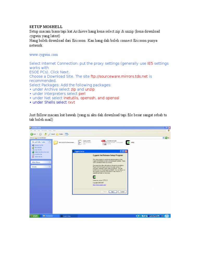 How To Configure Moshell | PDF