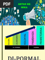 Pormal at Di Pormal Na Mga Salita | PDF