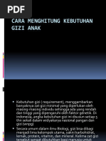 Tabel RDA PD Anak | PDF