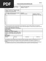 Format For A-42 Form | PDF | Apartment | Ownership