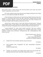 Format Menjawab Soalan Novel SPM | PDF