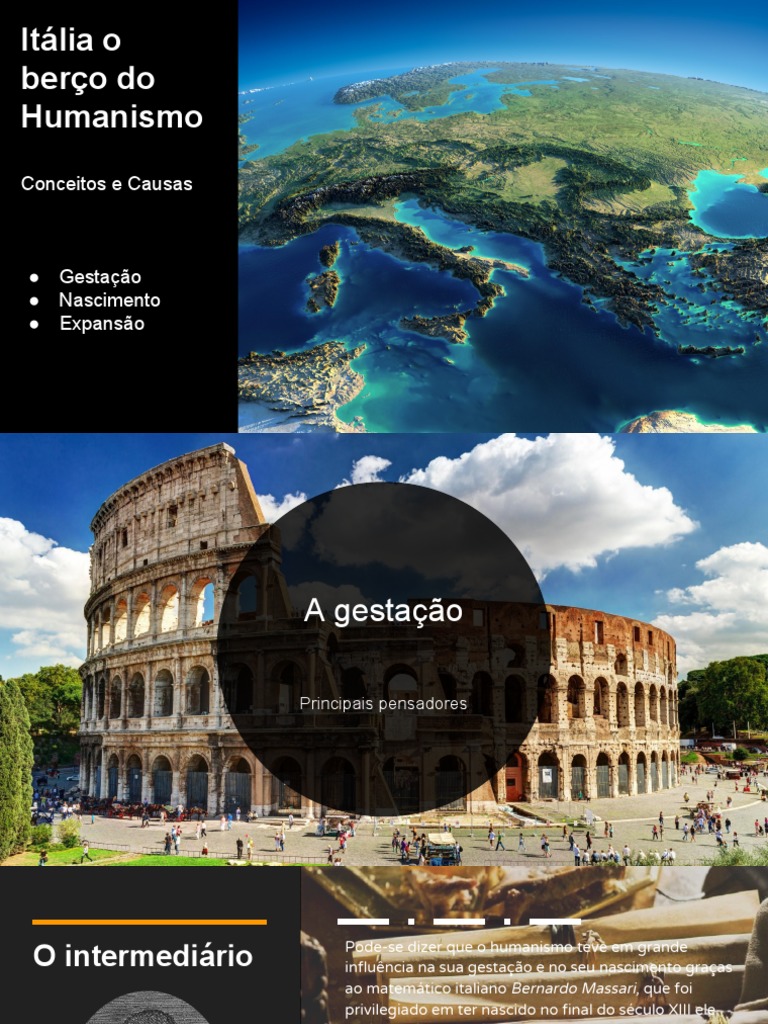 O Humanismo Slide Feito Por Yuri Menini | PDF | Humanismo | Itália