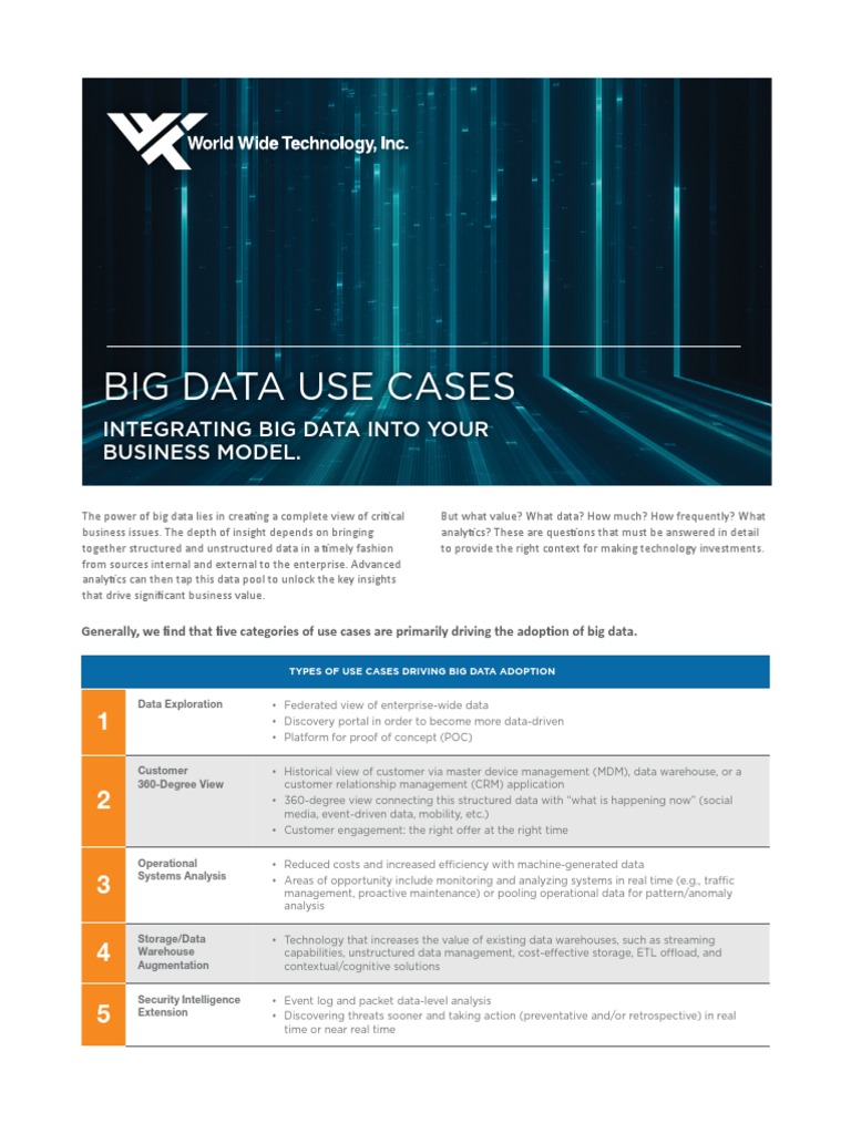 Building A Big Data Use Case | PDF | Analytics | Big Data
