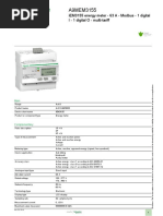 iEM3255 Energy Meter Datasheet | PDF | Electricity | Manufactured Goods