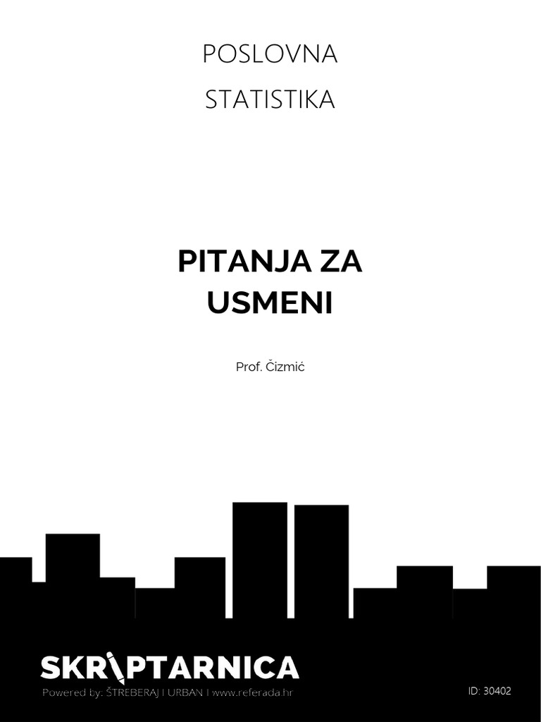 Pitanja Za Usmeni | PDF