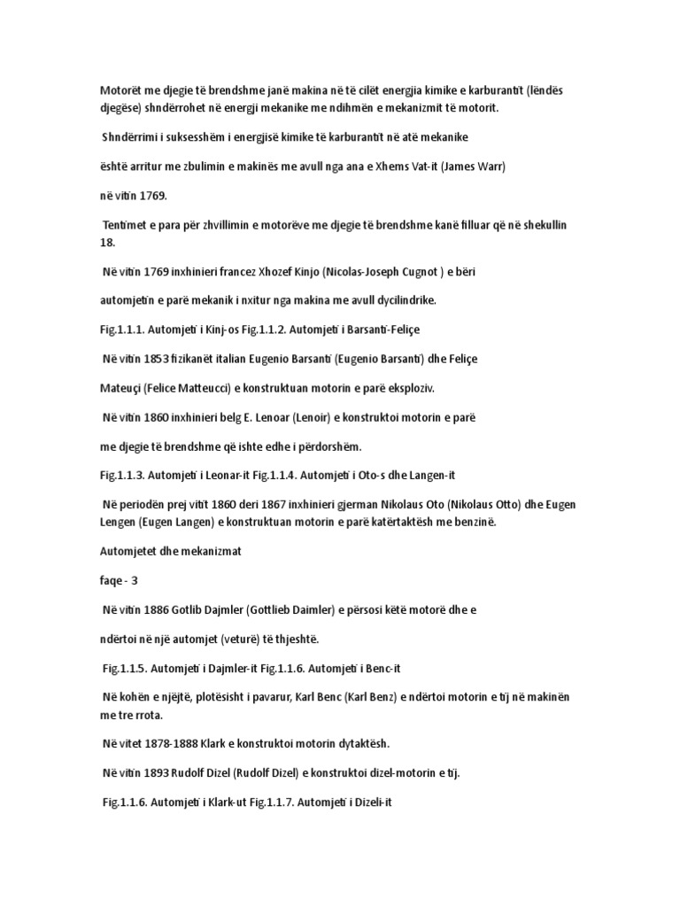 Motoret Me Djegie Te Brendshme | PDF