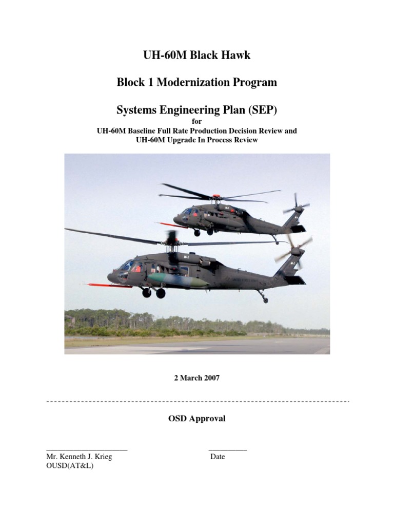 SEP UH-60M Baseline 9Mar07.pdf | Sikorsky Uh 60 Black Hawk | Flight ...