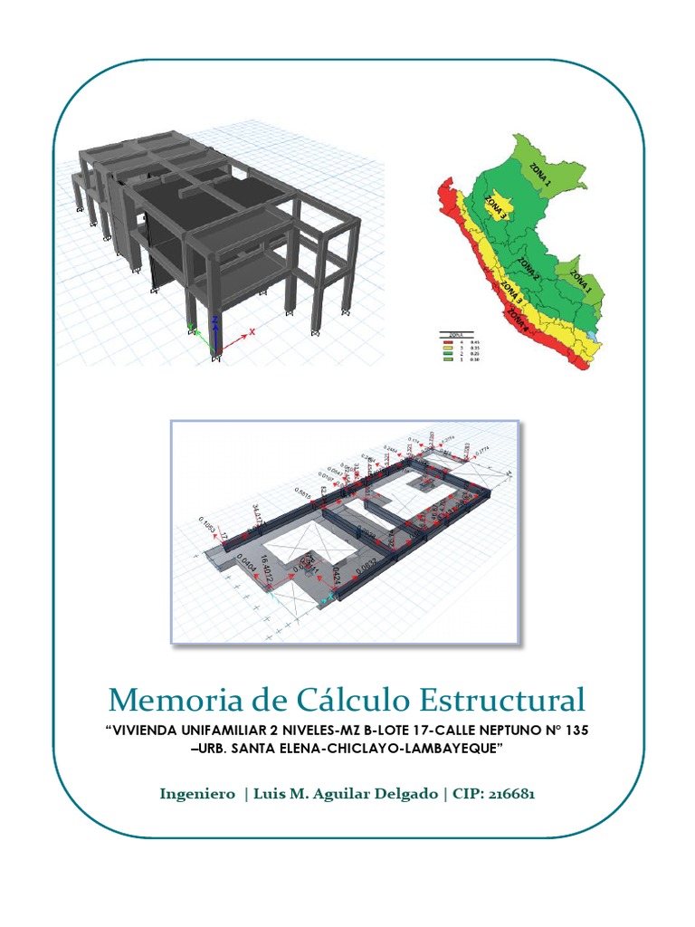 Memoria de Cálculo Estructural.pdf | Hormigón | Fundación (Ingeniería)