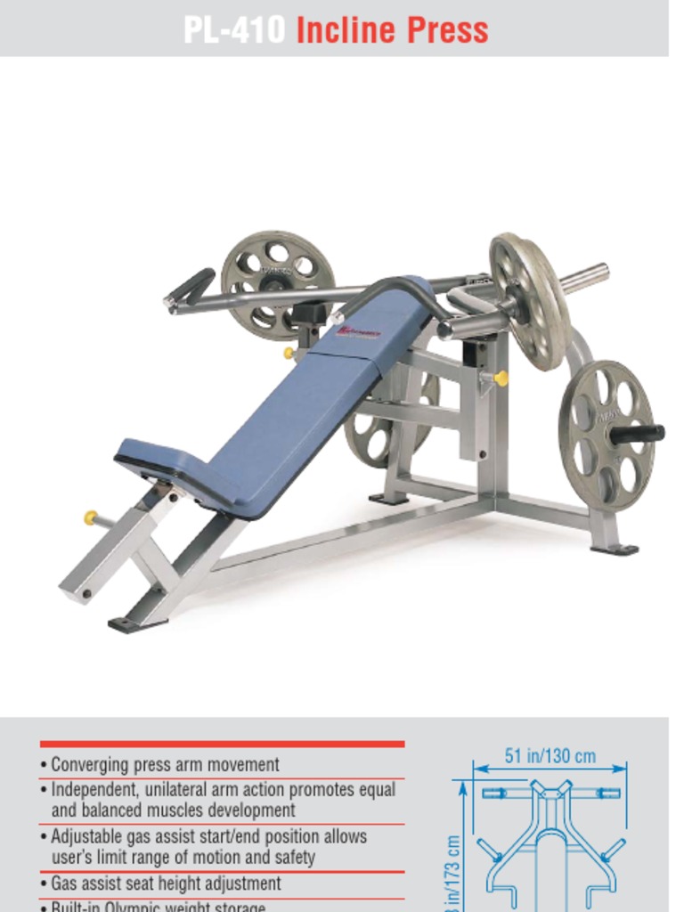 Incline Press and Shoulder Press Machines for Developing Balanced ...