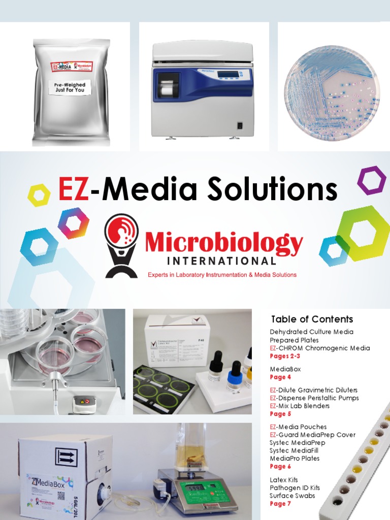 Ez Media Catalog | PDF | Growth Medium | Yeast