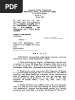 Order Nunc Pro Tunc - Temporary Order | PDF