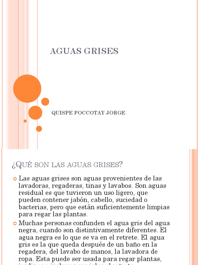 Sistemas de Aguas Grises | PDF | Baño | Aguas residuales