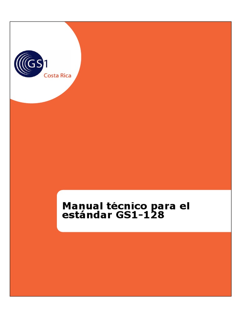 Manual gs1-128 | PDF | Volumen | Código de barras
