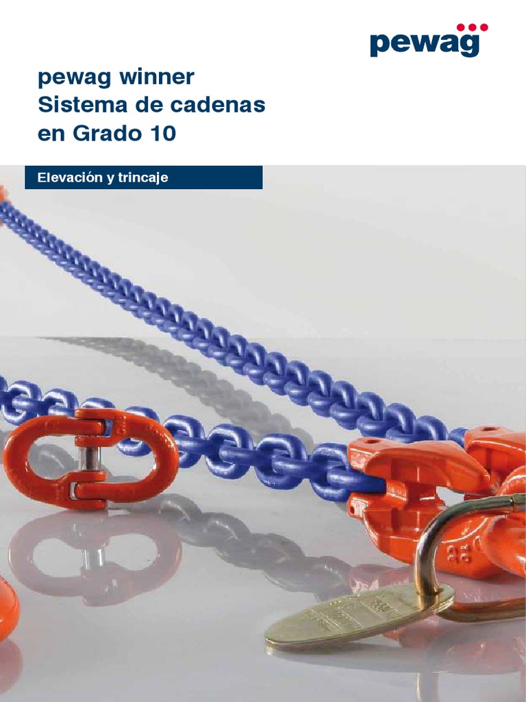 Cadenas de Trincaje pewag Grado 10 | PDF | Calidad (comercial ...