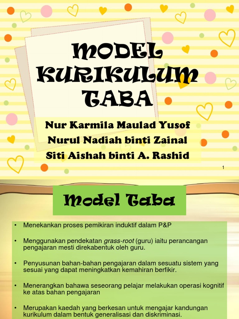 Model Kurikulum Taba | PDF