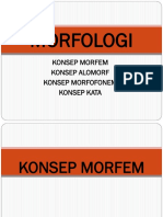 Konsep Alomorf Dan Morfofonem | PDF