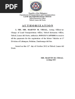 Authorization Letter For Pag-Ibig | PDF | Public Finance | Philippines