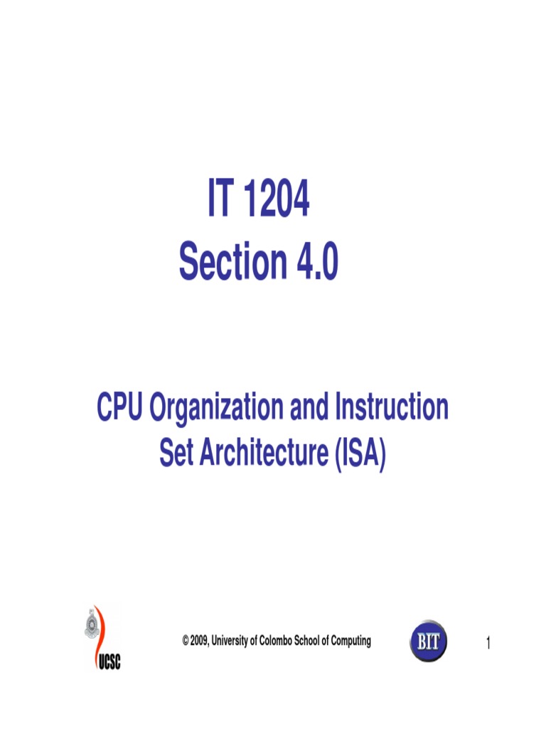 IT1204 Section 04 Latest PDF | PDF | Central Processing Unit | Random ...