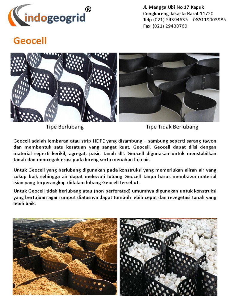 Brosur Geocell | PDF