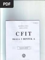 Culture Fair Intelligence Test (CFIT) Manual | PDF | Intelligence ...