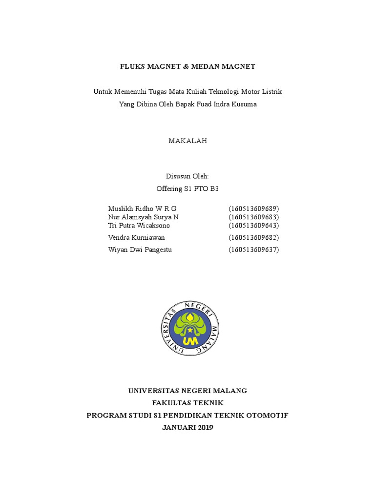 Medan Magnet Dan Fluks Magnet | PDF