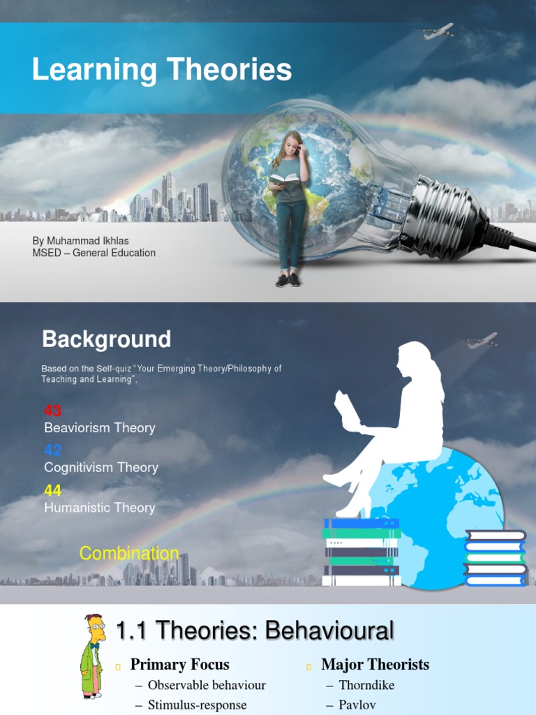 Learning Theories | PDF | Behaviorism | Learning