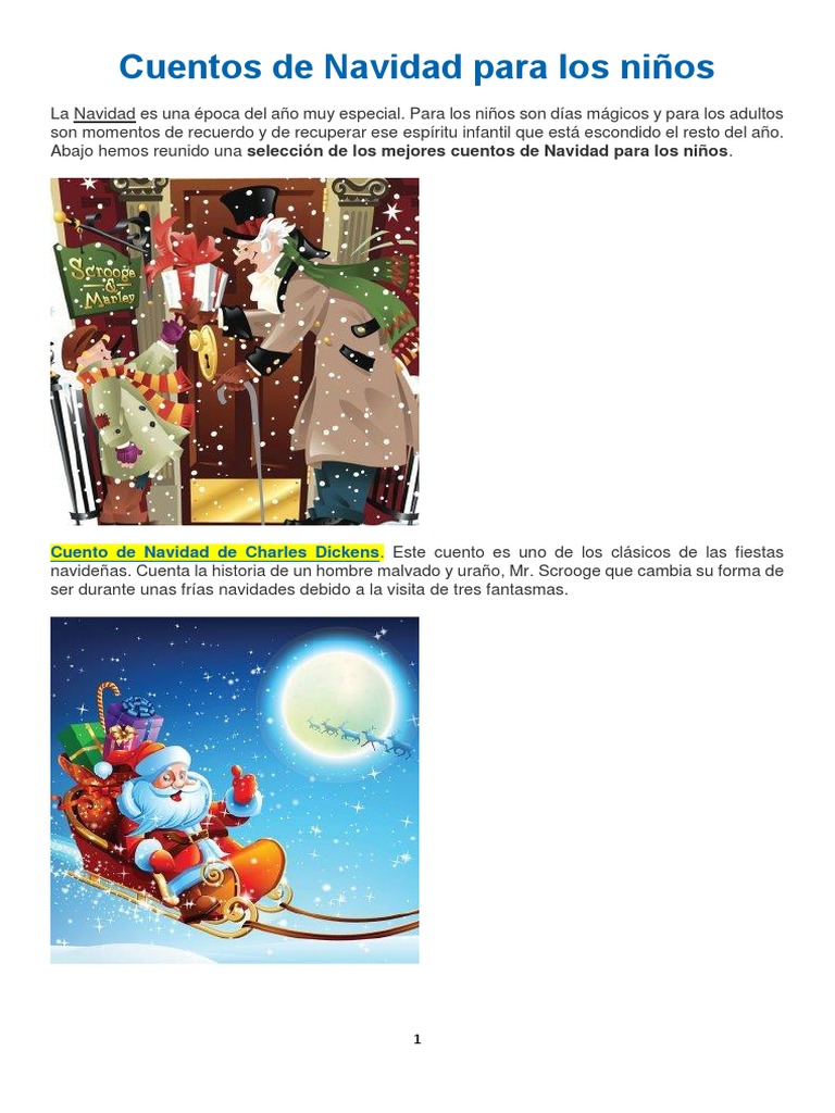 Cuentos de Navidad para Niños PDF | PDF | Papá Noel | Navidad