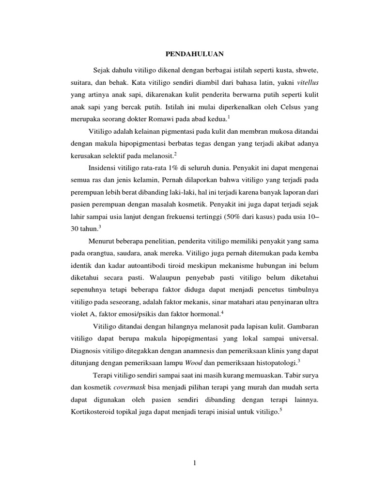 Lapkas Vitiligo | PDF