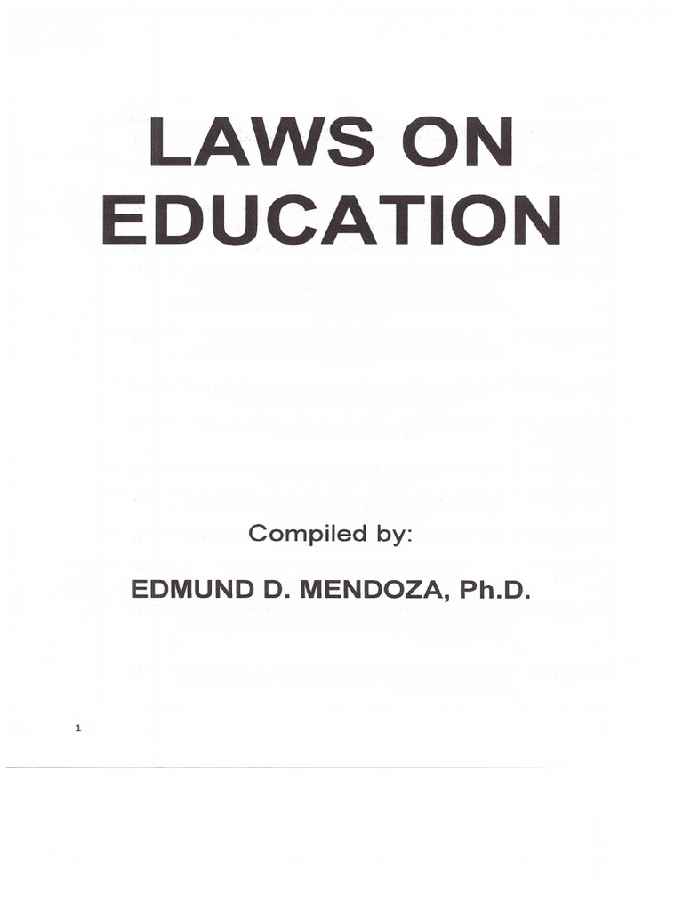 Laws On Education PDF | PDF