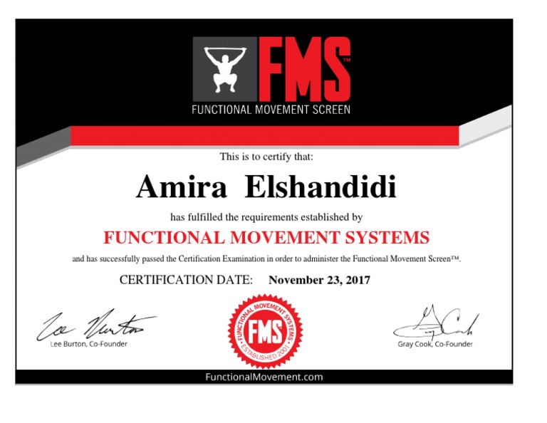 FMS Instructor Level 1 | PDF