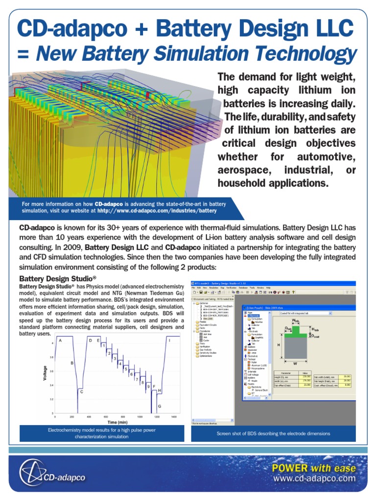 Battery Design Pdf Lithium Ion Battery Simulation