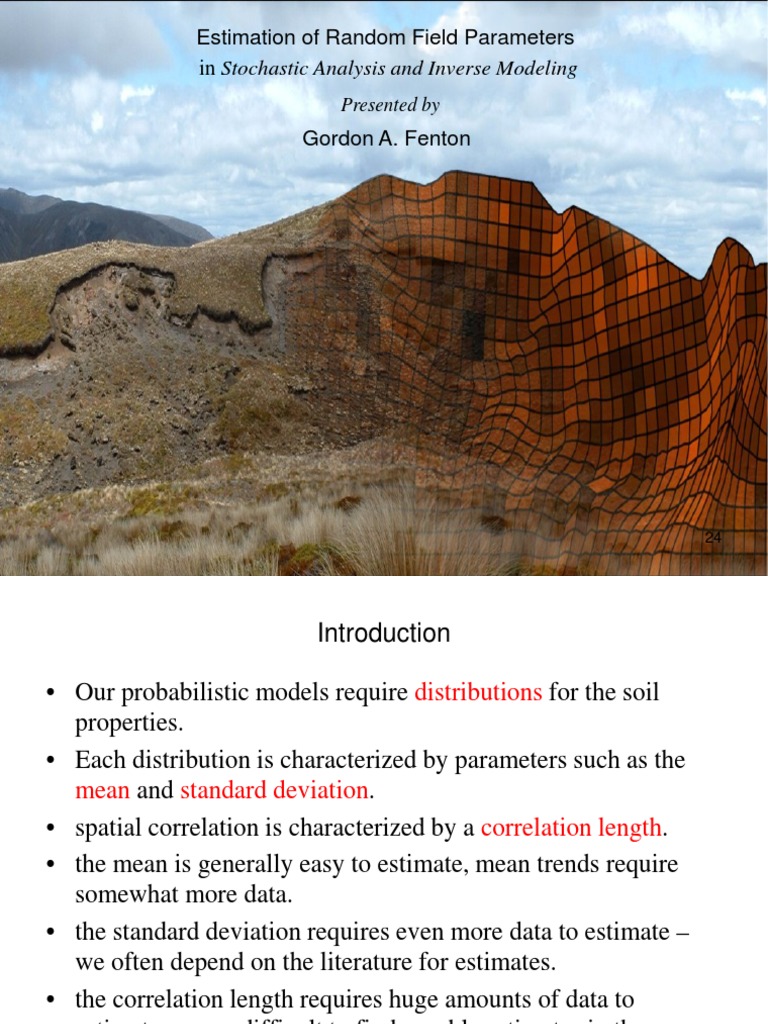 An Analysis of Parameter Estimation Methods for Characterizing the Spatial Variability of ...