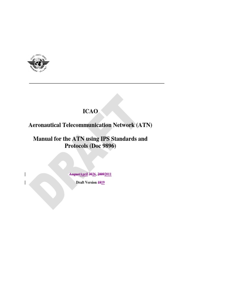 IP 8 DOC9896 - Rev - 19 - Legacy - ATN - APLICATIONS PDF | PDF ...