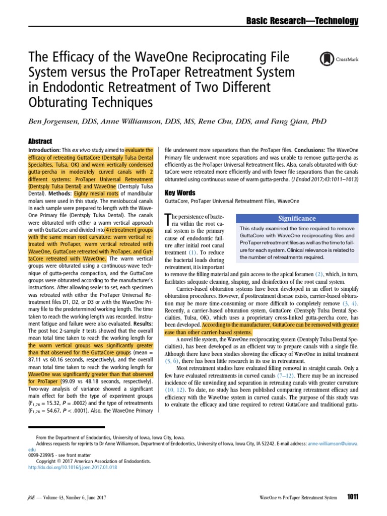 Wave One Gold | PDF | Dentistry | Mouth