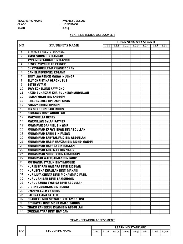 Year 1d Transit Forms | PDF