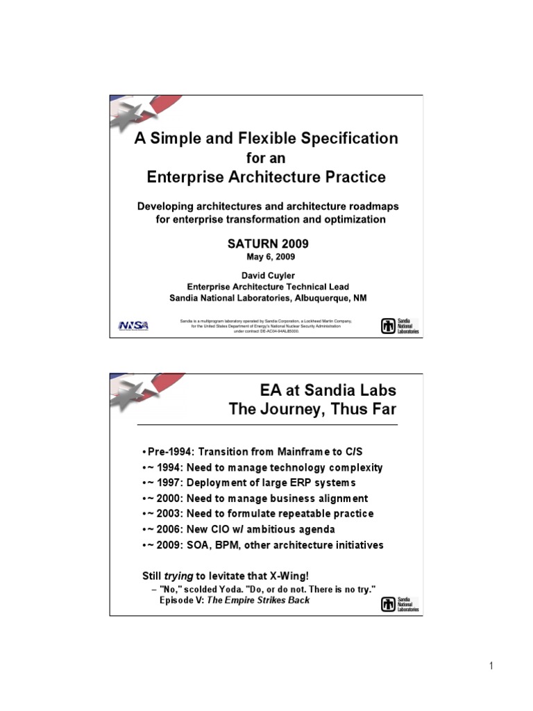 A Simple Flex Spec Enter Arch Prac | PDF | Enterprise Architecture ...