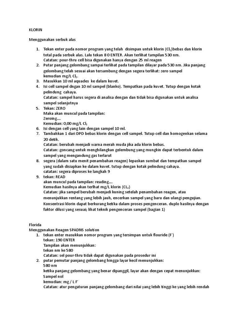 KLORIN | PDF | Kesehatan Holistik