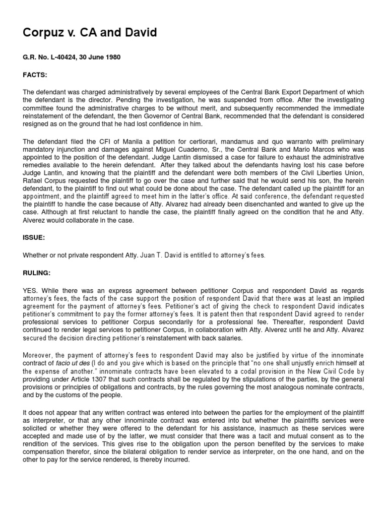 Oblicon-Contracts Digested Cases | PDF | Offer And Acceptance | Lease