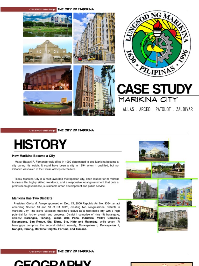 Urban Design Case Study: Marikina City | PDF | Street | Transport