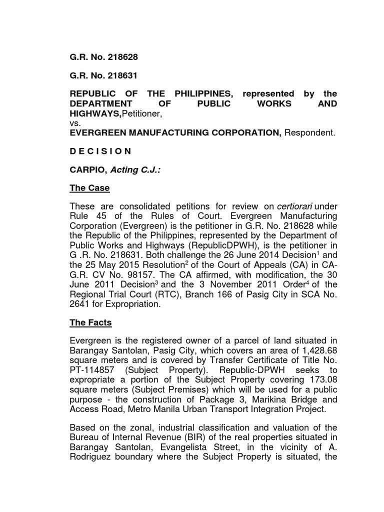 Eminent Domain | PDF | Just Compensation | Eminent Domain