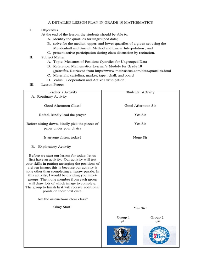 QUARTILES (Ungrouped) | PDF | Statistical Analysis | Teaching Mathematics