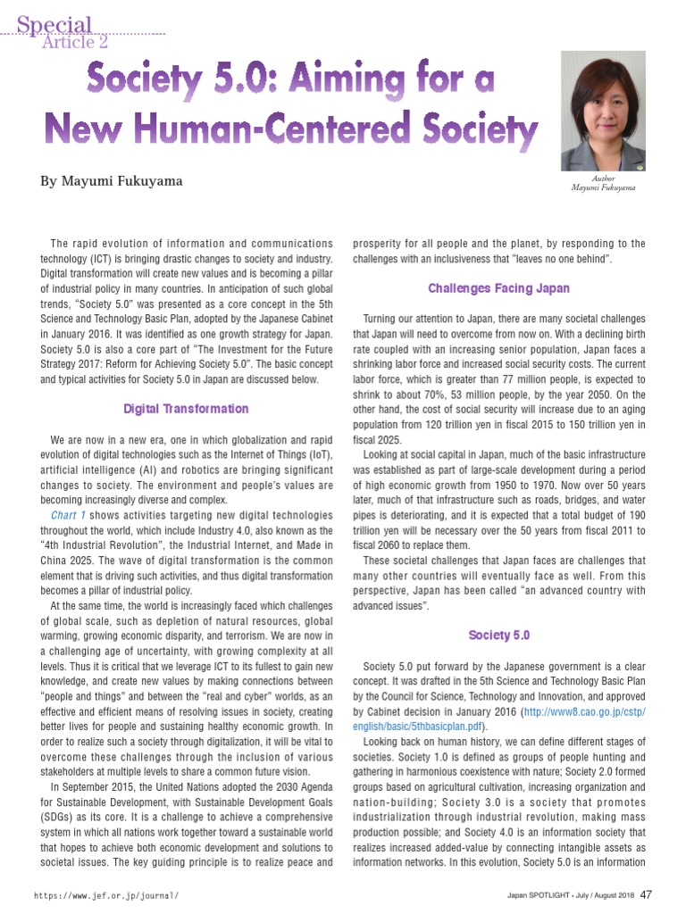 220th Special Article 02 | PDF | Society | Economic Development