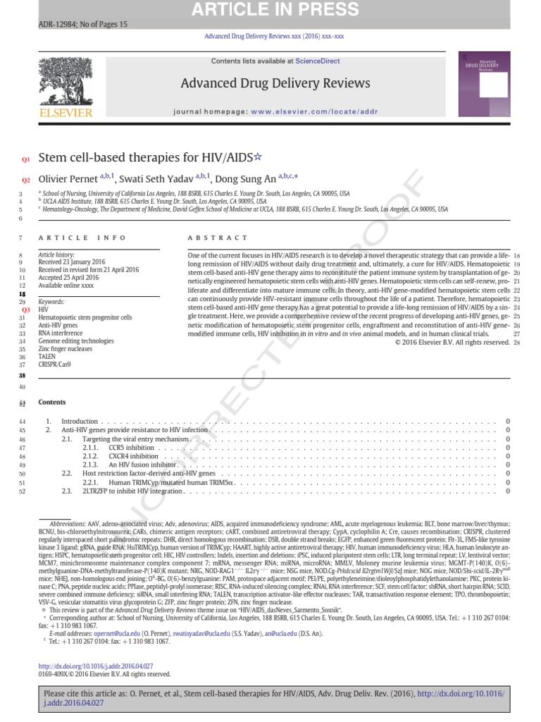Terapia Vih Sida | PDF | Gene Knockout | Management Of Hiv/Aids