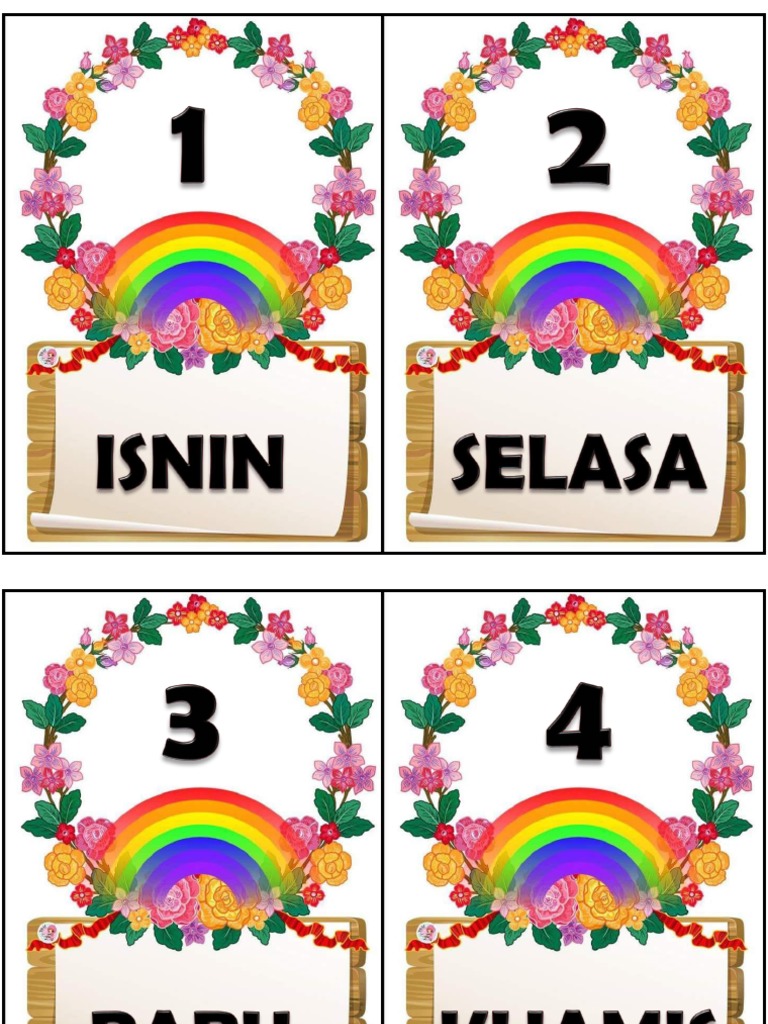 Hari Dalam Seminggu | PDF