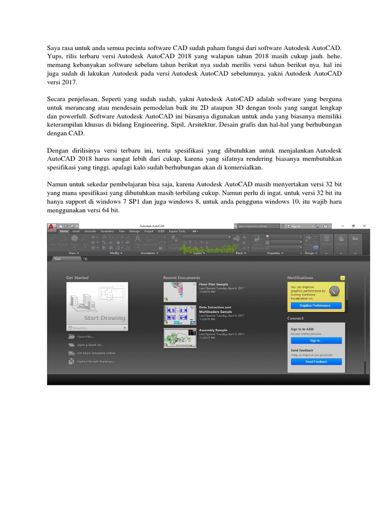 Tutorial Install Autocad 2018 | PDF