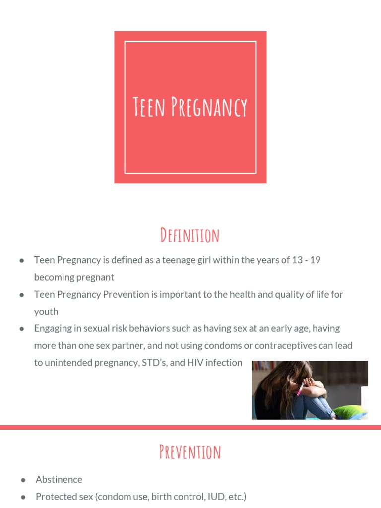 Understanding Teen Pregnancy Risks | PDF | Teenage Pregnancy | Adolescence